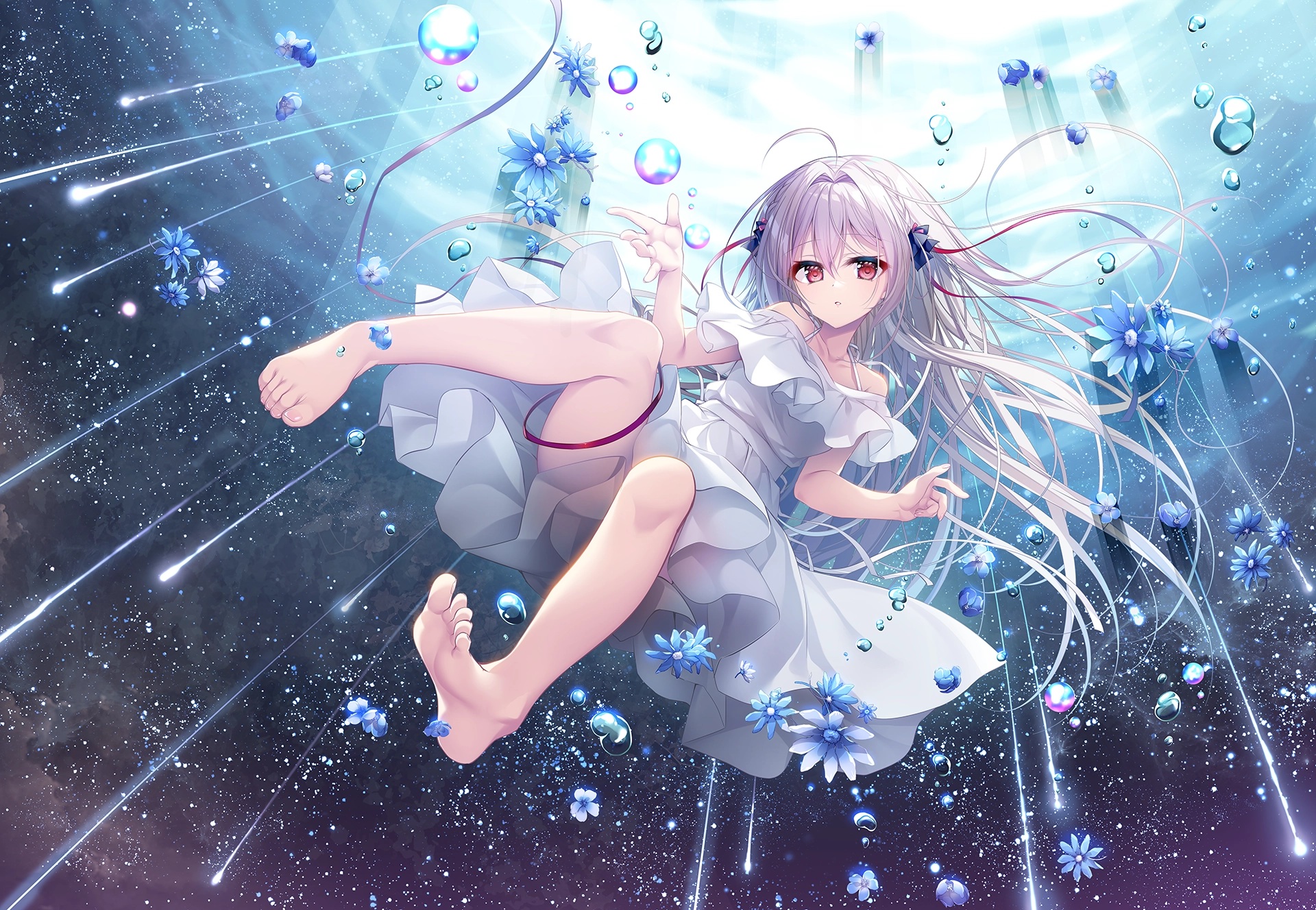 nanacan nanaca mai nagaruboshi -a wish star- mikoto (nagaruboshi -a wish star-) dress feet see ...